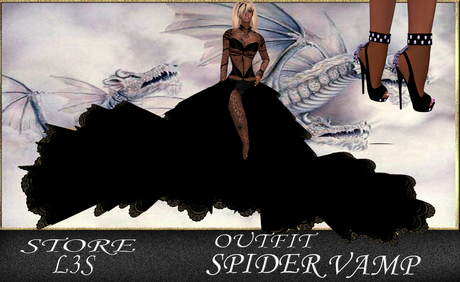 Second Life Marketplace - [ L3S ] SPIDER VAMP-GHOTIC